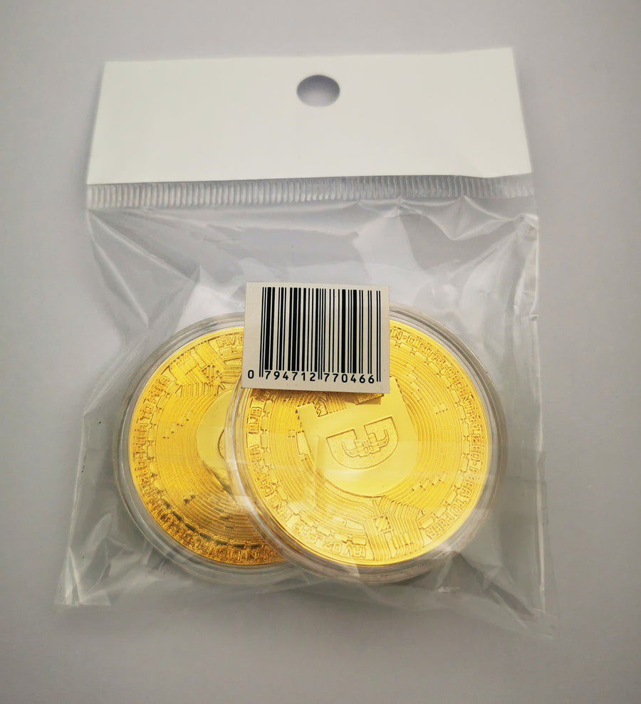 Physical Dogecoin Collectible Souvenir 2 Pack for Doge Coin – Badges ...