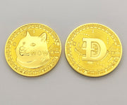 Physical Dogecoin Collectible Souvenir 2 Pack for Doge Coin – Badges ...